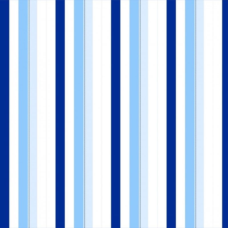 Papel de Parede Adesivo Quarto De Bebê listras Azul e Branco ...
