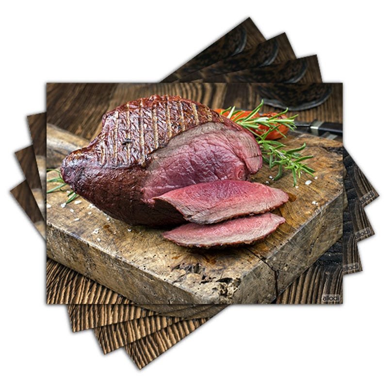 Jogo Americano com 4 un. - Coração - N925 | MadeiraMadeira