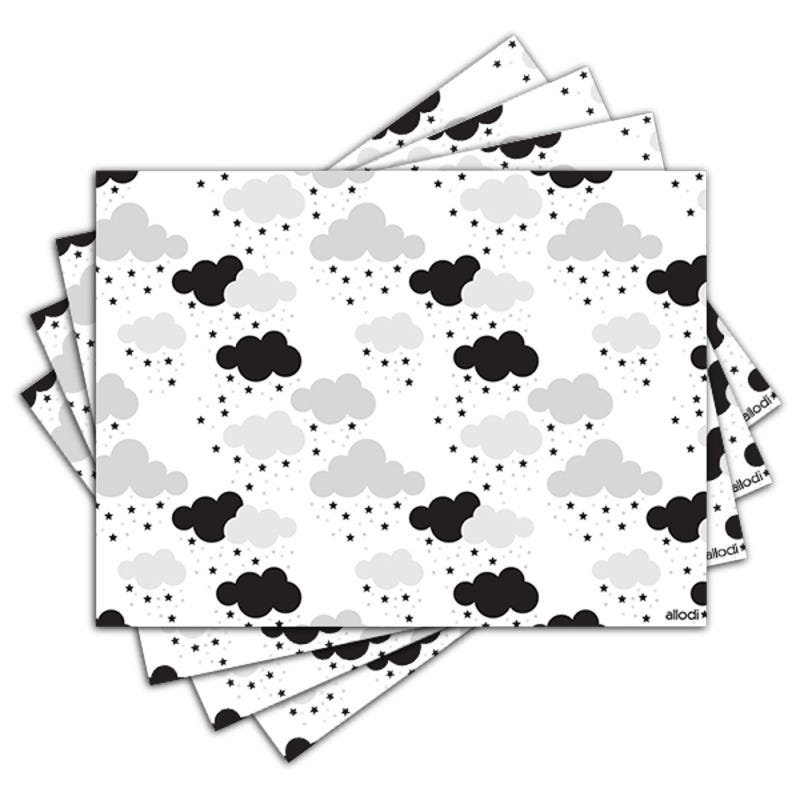 Jogo Americano com 4 un. - Caveiras - N1126 | MadeiraMadeira