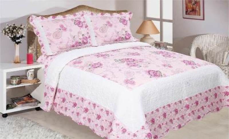 Colcha Casal Queen Patchwork Florida Macio 2,60x2,40 Sultan - GIANNA | MadeiraMadeira