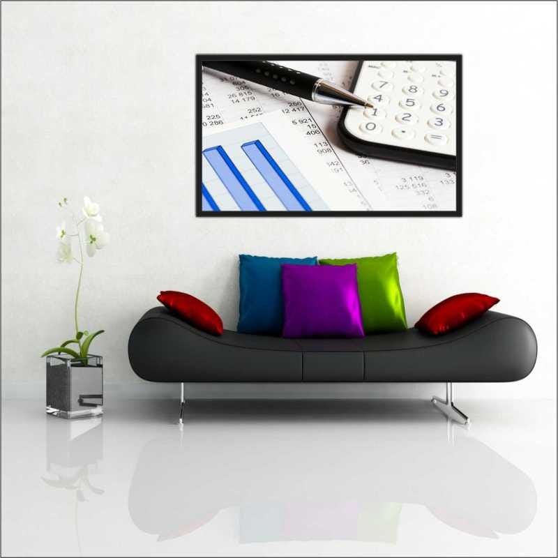 Quadro Decorativo Escritório de Contabilidade Contador 02 | MadeiraMadeira