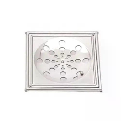 Grelha Quadrada 15x15cm com Caixilho Inox - Minox | MadeiraMadeira