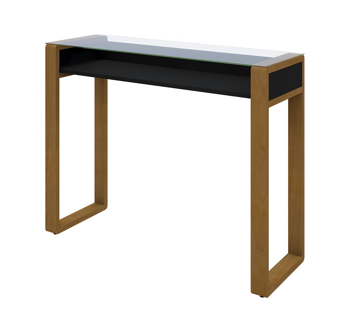 Aparador New Glass com Vidro:Preto | MadeiraMadeira