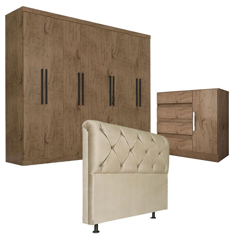 Quarto de Casal Guarda Roupa 1684 e Cômoda Exellence 8000 Demolição com ...