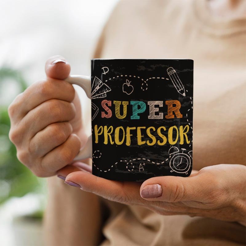 Caneca professores super professor | MadeiraMadeira
