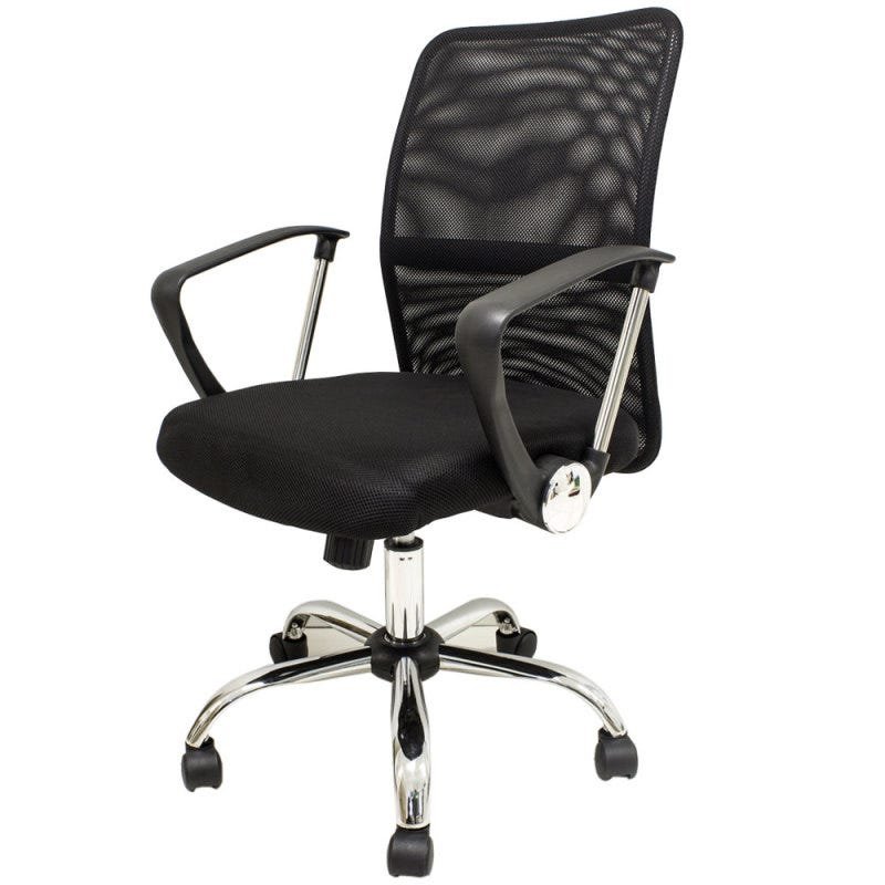 Cadeira de Escritório Giratória Mesh - Estilo Diretor | MadeiraMadeira