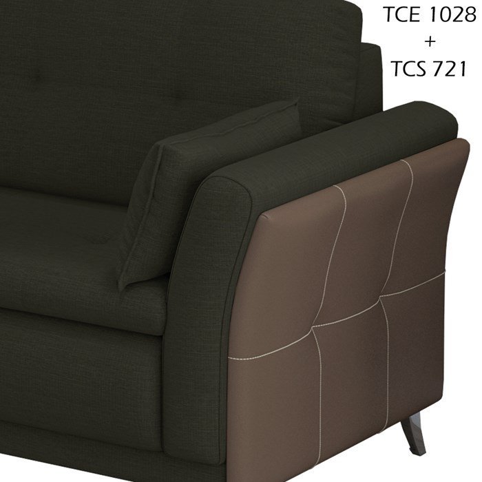 Sofa 2 Lugares 174 cm Ravel Linho E Corano TCE 1028 TCS 721 Moll ...