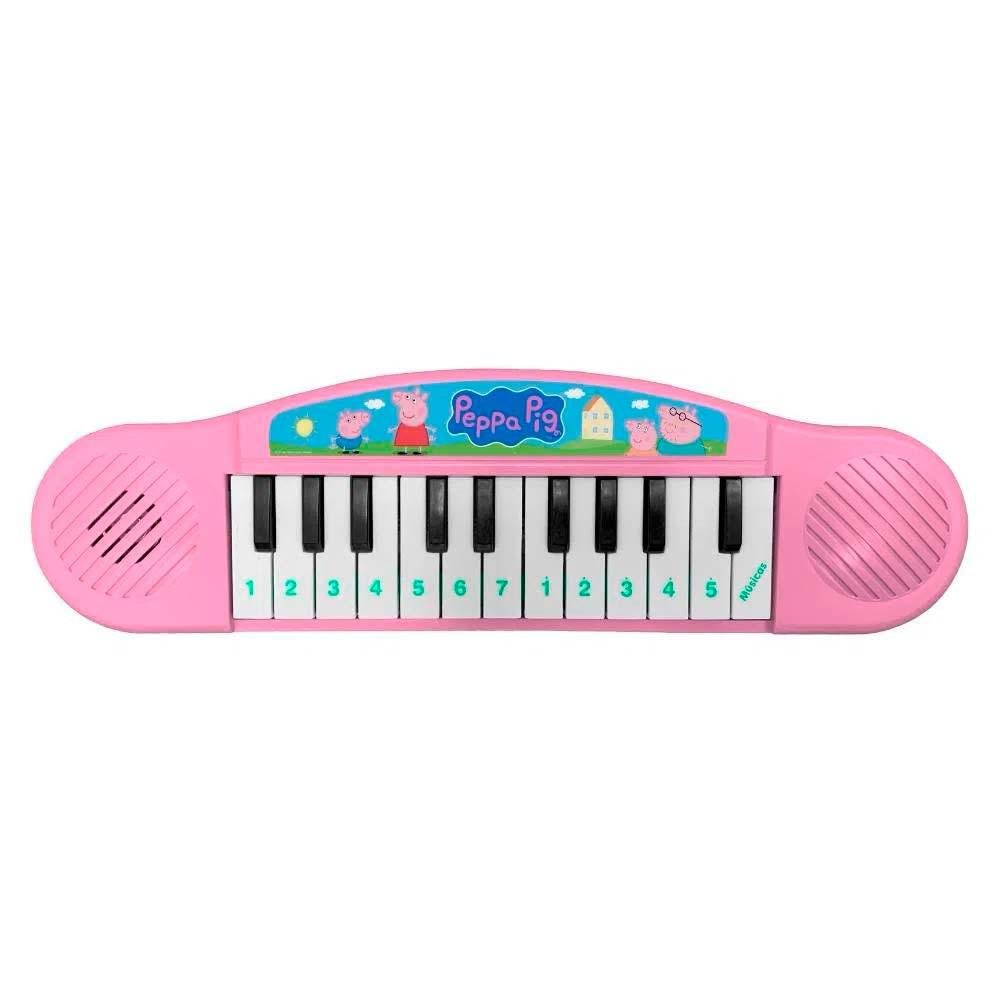 Teclado Infantil - Peppa Pig - Piano Melodia - Candide | MadeiraMadeira