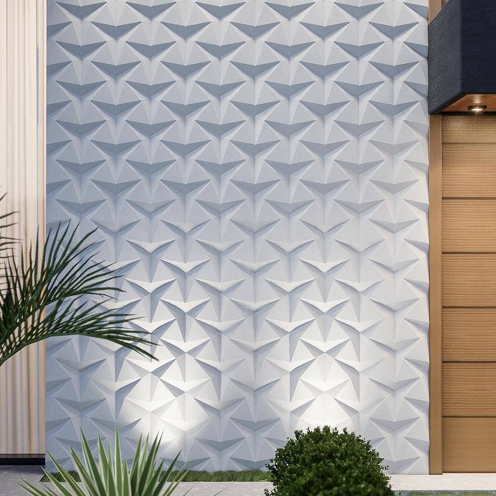 Forma 3D Abs 2 Mm Virgem Gesso Cimenticio 3d F337 Sextavada ...