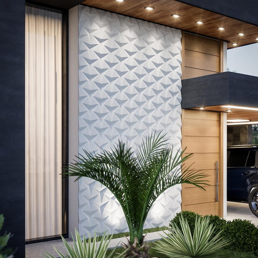 Forma 3D Abs 2 Mm Virgem Gesso Cimenticio 3d F337 Sextavada ...