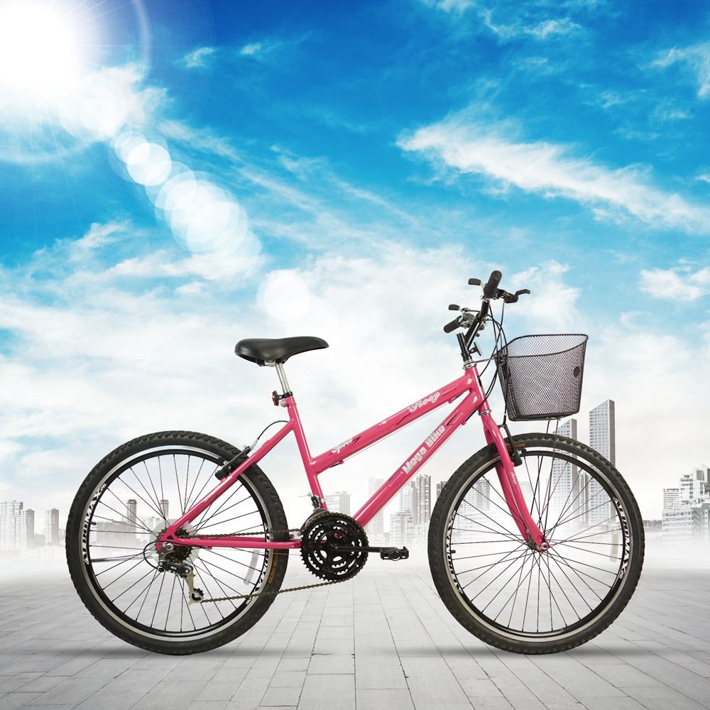 Bicicleta Rosy Sport Gold Aro 26 Freio V-Break Quadro Aço 21v - Mega ...