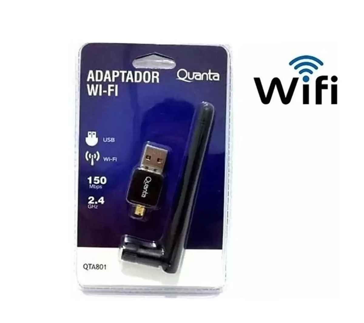 Adaptador Wifi Quanta Qta802 Usb | MadeiraMadeira
