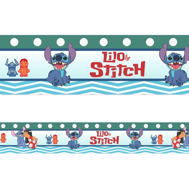 Faixa Decorativa Border Lilo & Stitch 10 M Por 15 Cm | MadeiraMadeira
