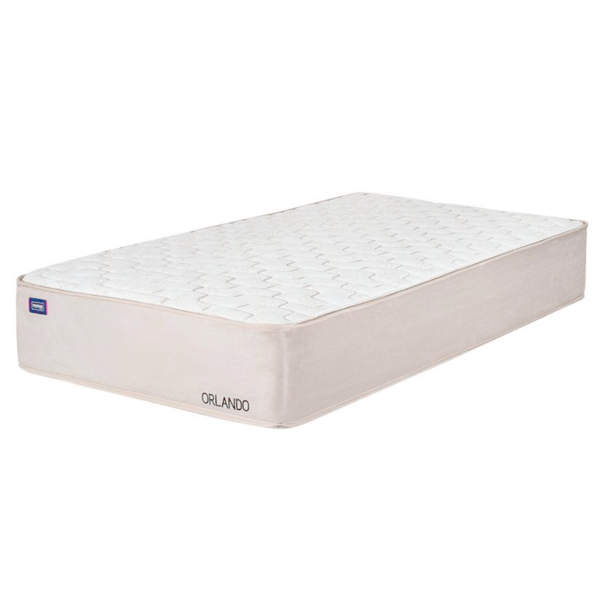 Cama Solteiro + Box Bau Branco Orlando Pikolin 88x188 | MadeiraMadeira