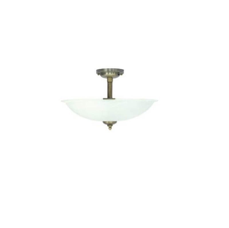 Plafon Murano 40cm 3 Lâmpadas Golden Art | MadeiraMadeira