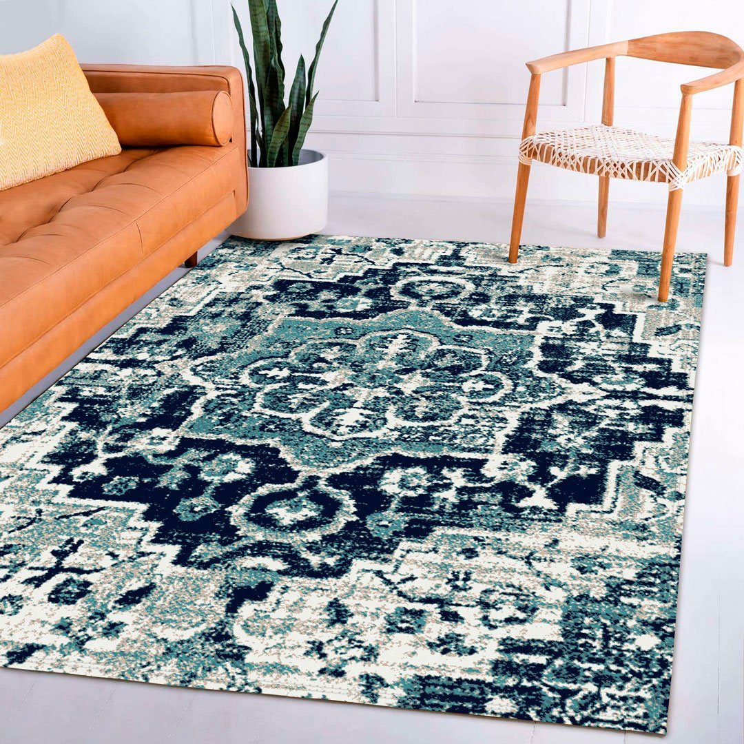 Tapete de Tecido Verde Esmeralda 1,00mx1,35m | MadeiraMadeira