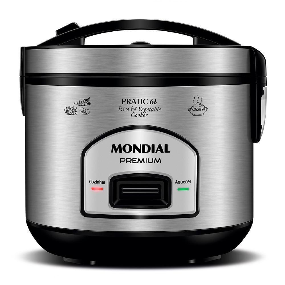 Panela Elétrica Mondial Pratic 6l Pe-43-6x 500w 127v | MadeiraMadeira