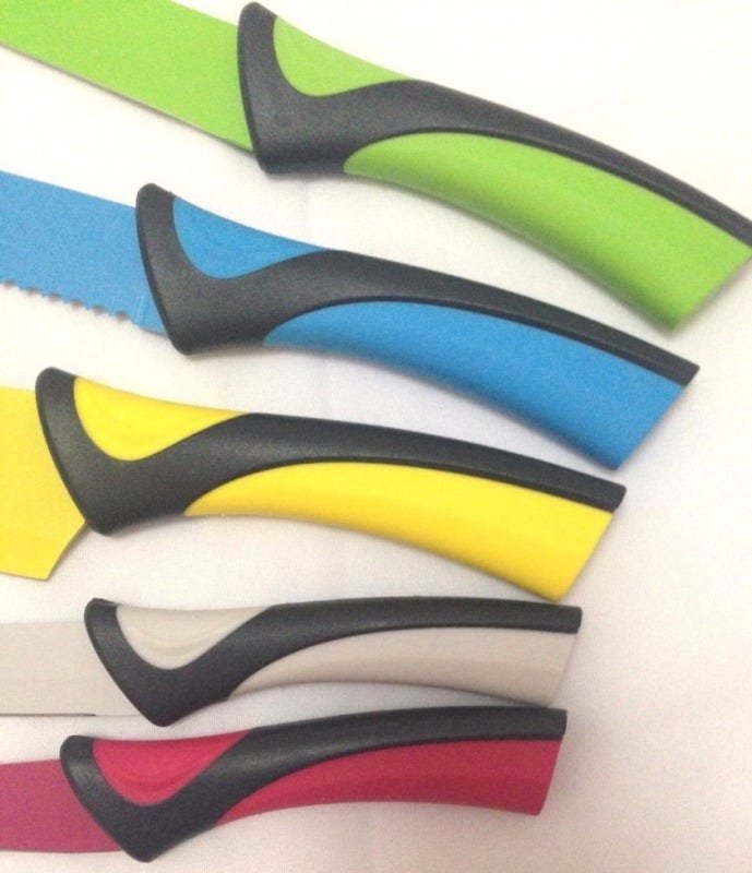 Facas Coloridas 6 Peças Kitchen Knife | MadeiraMadeira