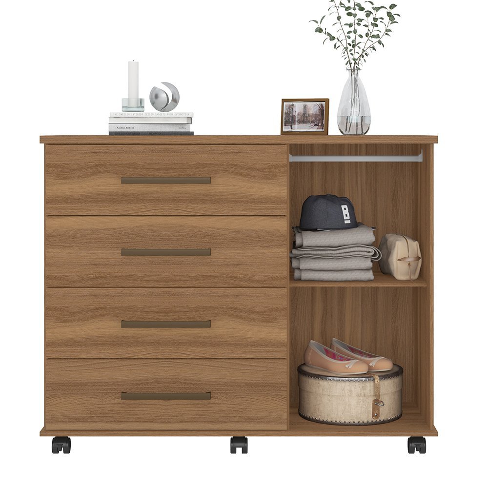 Cômoda 4130 01 Porta 04 Gavetas Flora Amendola Touch Demóbile ...