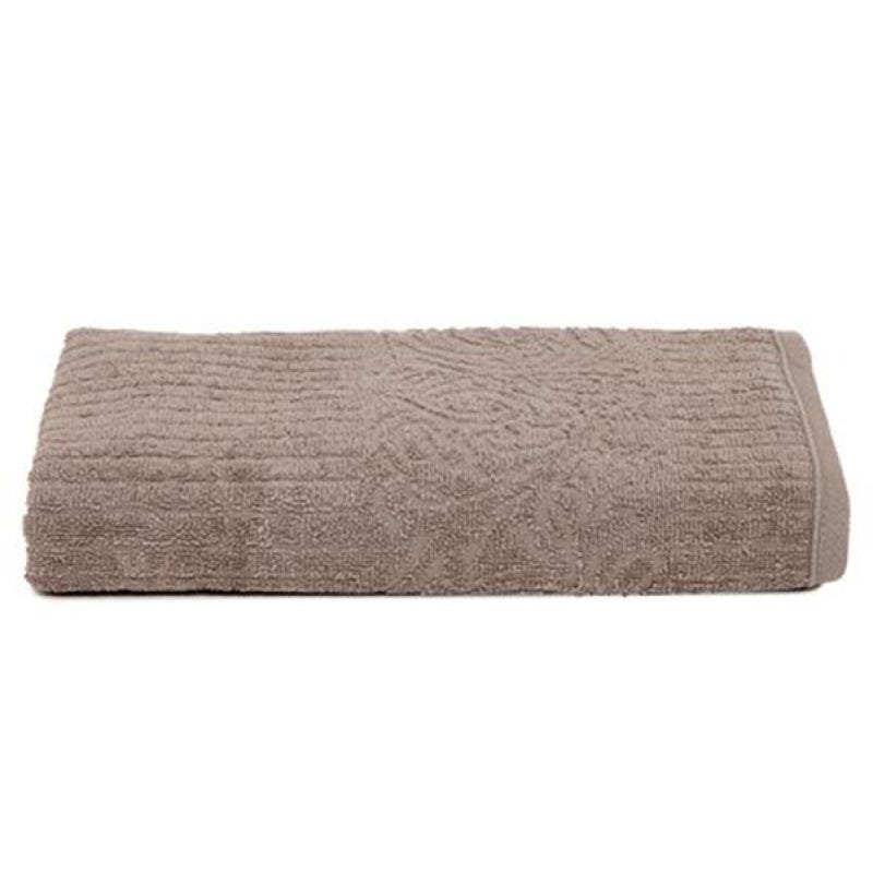 Toalha de Banho Karsten Analice 70 x 135cm Taupe | MadeiraMadeira