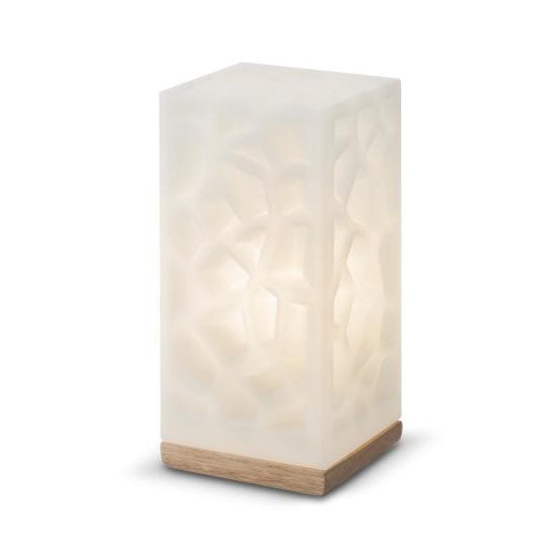 Luminária Torre com Base de Madeira | MadeiraMadeira