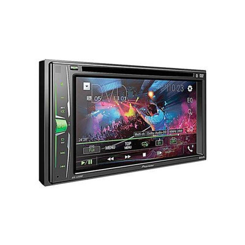 Aparelho de Som Multimídia Dvd Player Pioneer 2 Din Avh-A208Bt ...