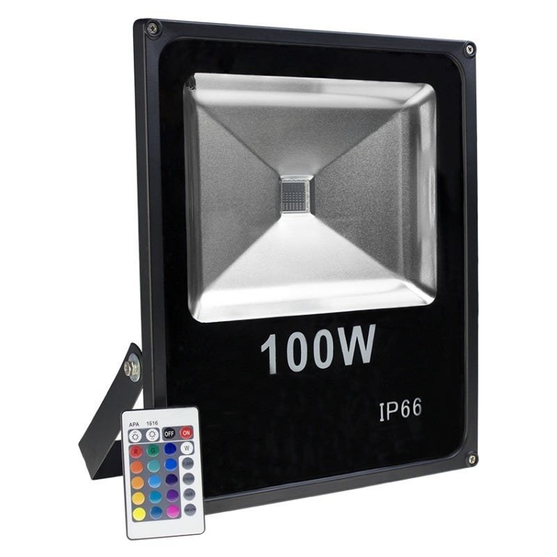 Refletor Led Rgb 100w Ip66 | MadeiraMadeira