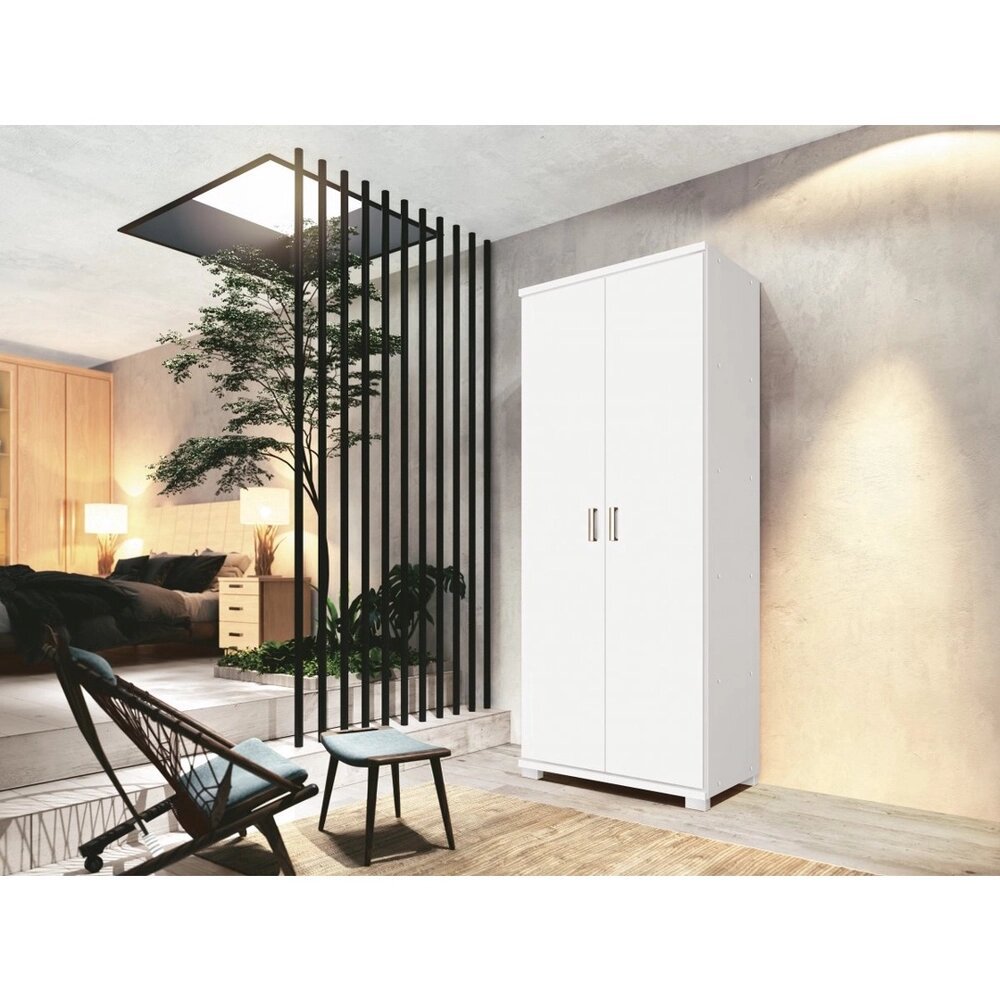 Armário New Multiuso 2 Portas Branco - Fazzio | MadeiraMadeira