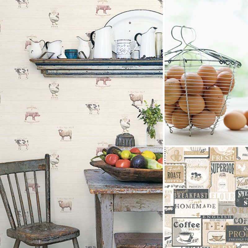 Papel de Parede Kitchen Recipes G12298 Kitchen Recipes G12298 ...