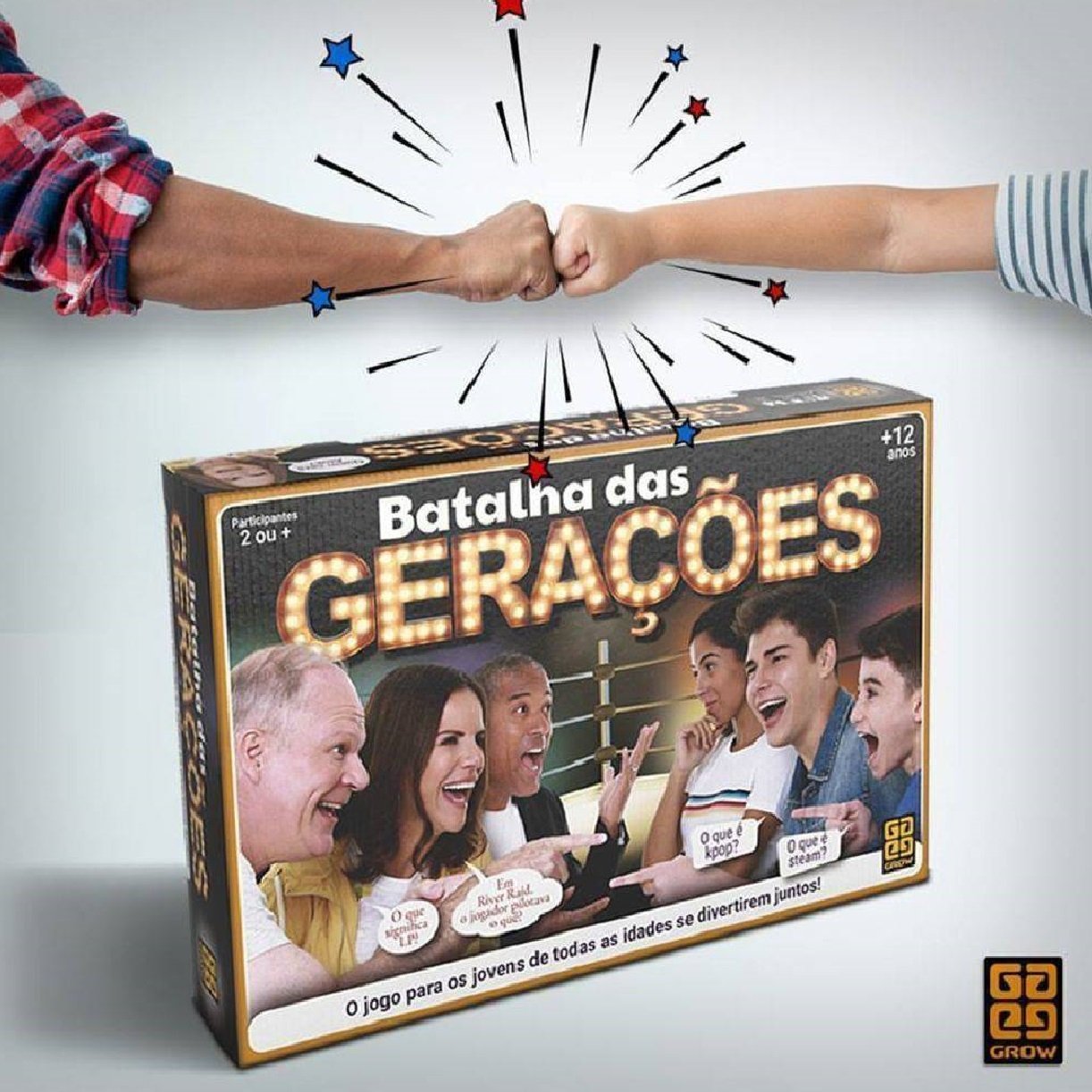 Jogo Educativo Batalha Das Gerações Desafios E Gincanas Grow ...