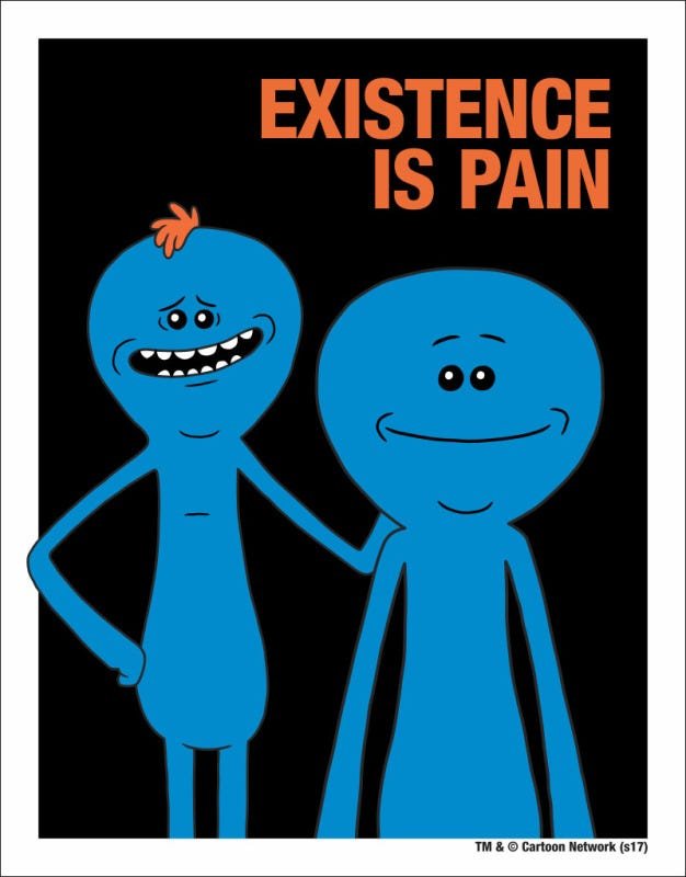 Placa Existence Is Pain | MadeiraMadeira