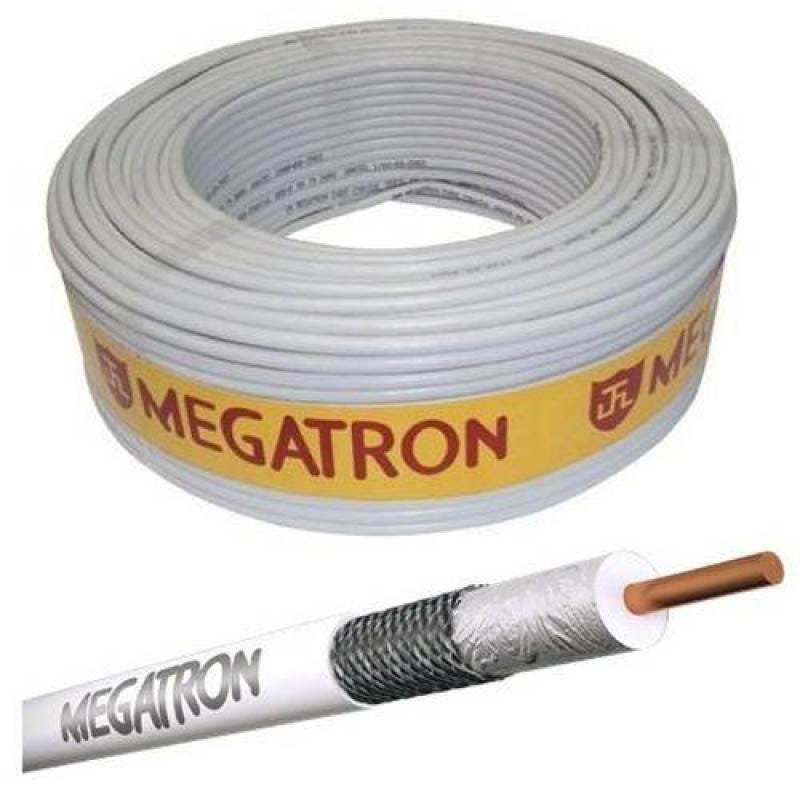 Cabo Coaxial Rg59/67/ com 100 Mts Megatron | MadeiraMadeira