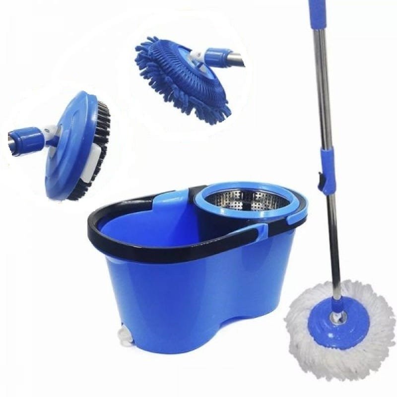 Balde Perfect Mop 360 Com 3 Refis Mop Limpeza | MadeiraMadeira