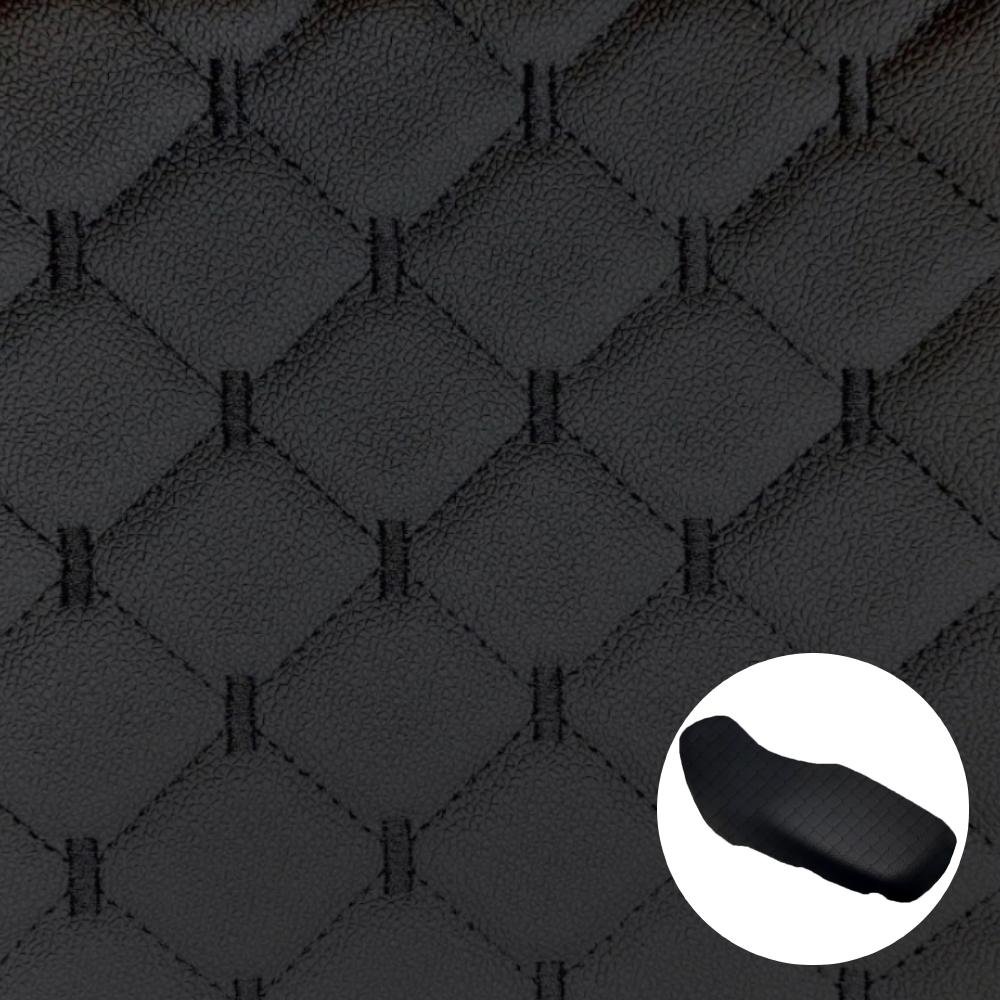 Courvin Bordado Uruguai 1,00x1,40m Preto para Banco de Moto CIKALA ...