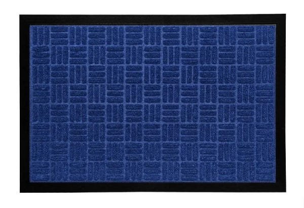 Tapete Capacho Waterkap Azul 60x40cm Emborrachado | MadeiraMadeira