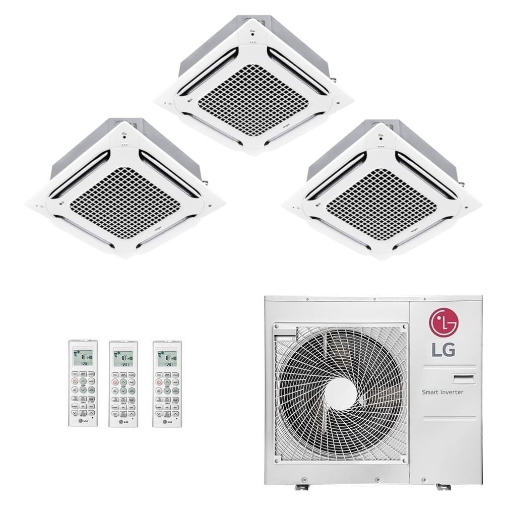 Ar-condicionado Multi Split Inverter Lg 36.000 (1x Evap K7 4 Vias 9.000 ...