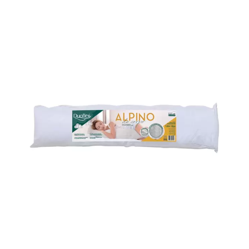 Travesseiro de Corpo Alpino Duoflex | MadeiraMadeira