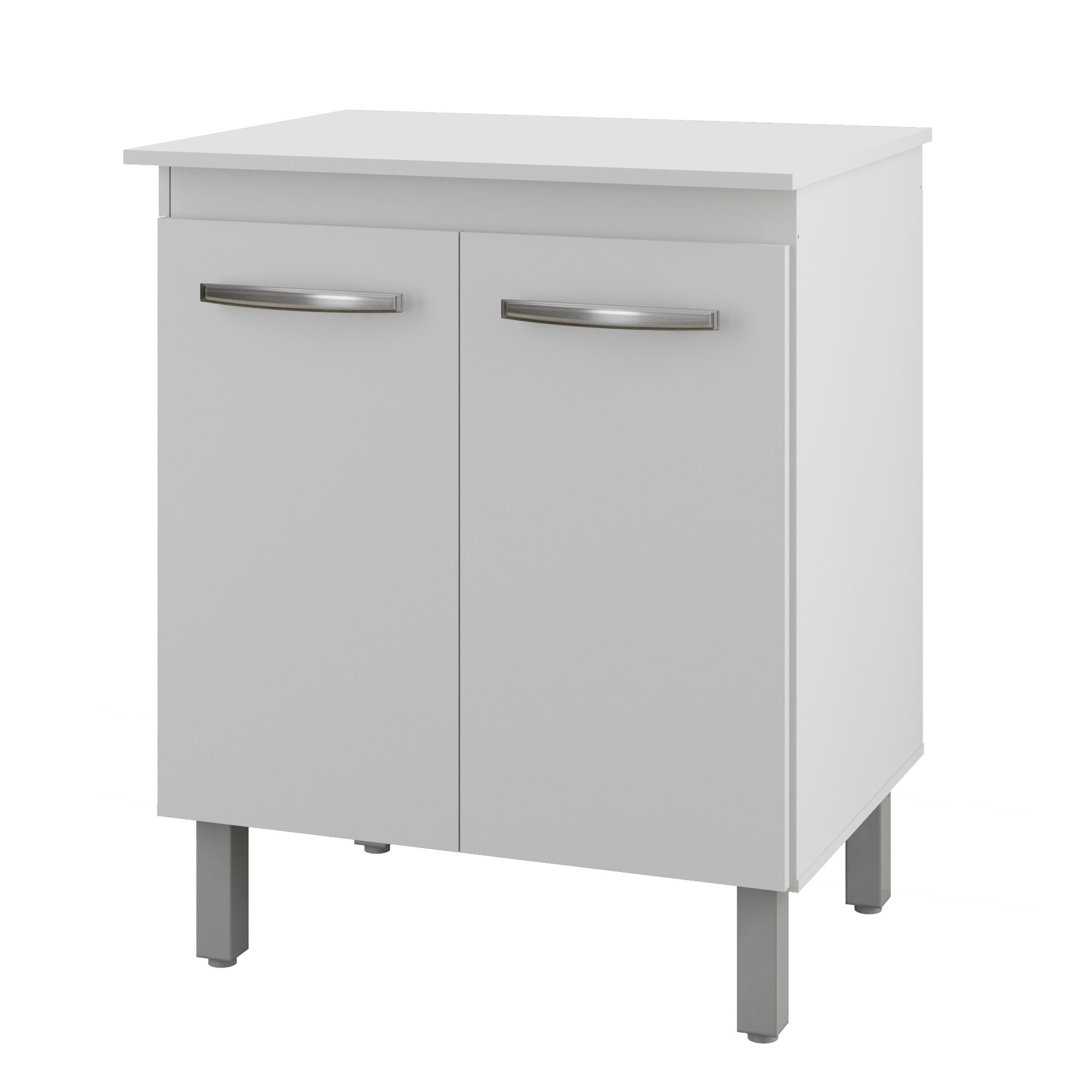 Balcão Multiuso para Cozinha Micro-ondas e Forno Serena Branco - Moblis ...