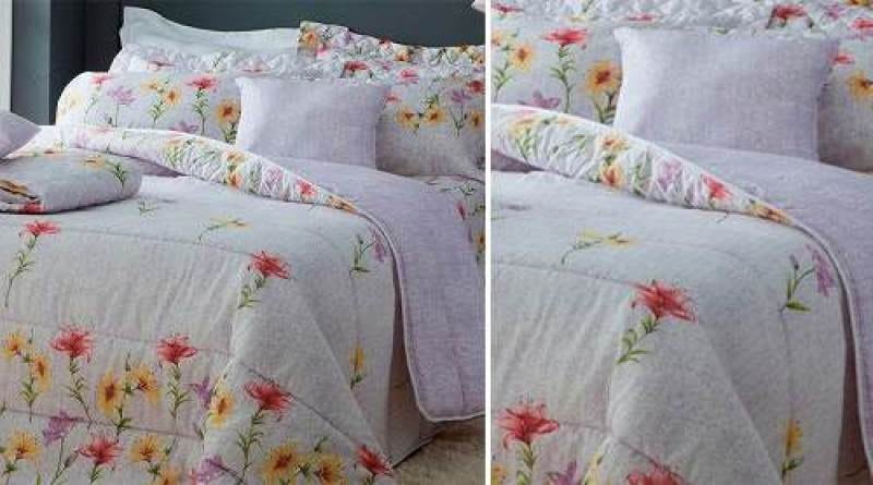 Jogo De Cama Duplo Solteiro 140 Fios Realce Premium Isadora ...