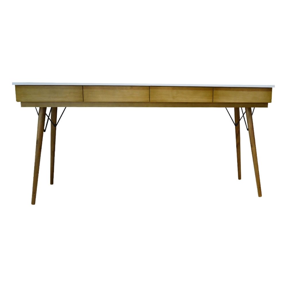 Escrivaninha Dominique Linha Woody Bolzan em MDF e Madeira Móveis ...