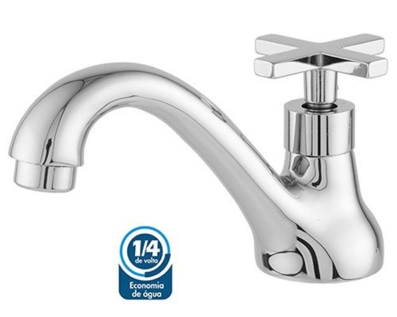 Torneira 1/4 De Volta Para Lavatório De Banheiro Luxo Modelo Cisne C31 ...