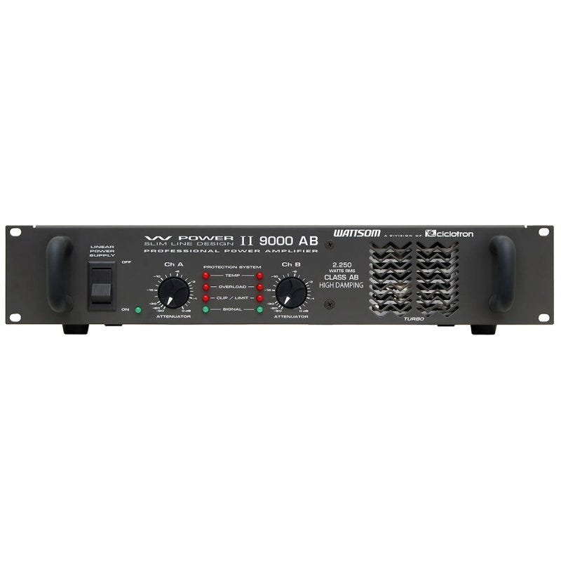 Amplificador 2250W Rms 4 Ohms - W Power Ii 9000 Ab Ciclotron ...