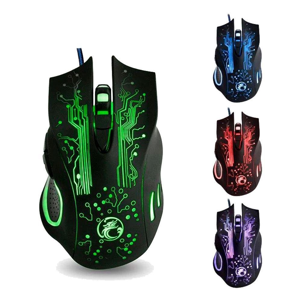 Mouse Gamer X9 Usb 2400 Dpi Óptico Alta Precisão 6 Botões | MadeiraMadeira