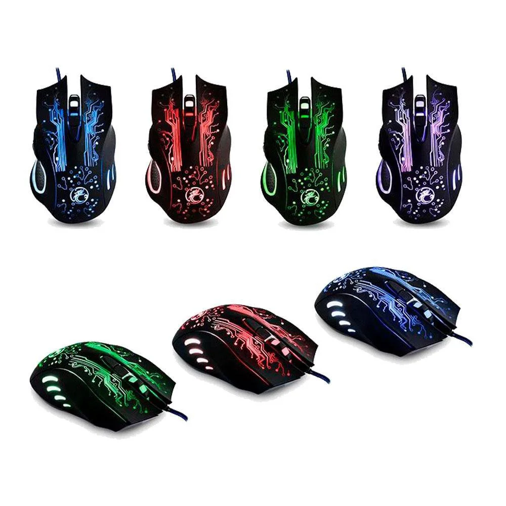 Mouse Gamer X9 Usb 2400 Dpi Óptico Alta Precisão 6 Botões | MadeiraMadeira