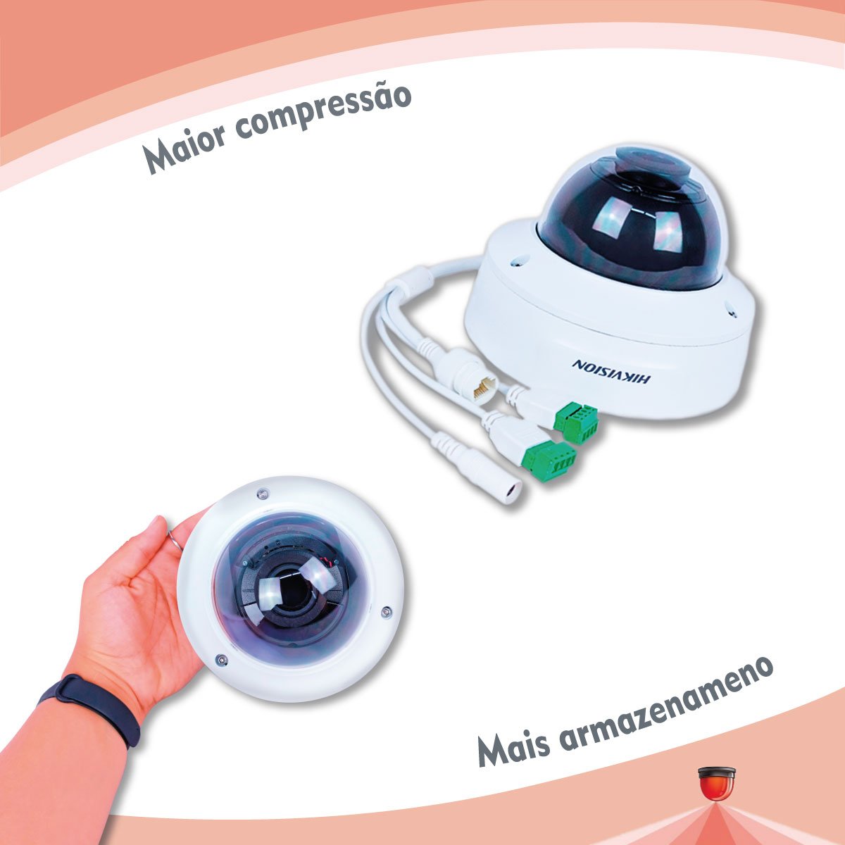 Câmera Hikvision IP Dome 2 MP Varifocal Motorizada Full HD DS-2CD2721G0-IZS 2,8-12MM ...