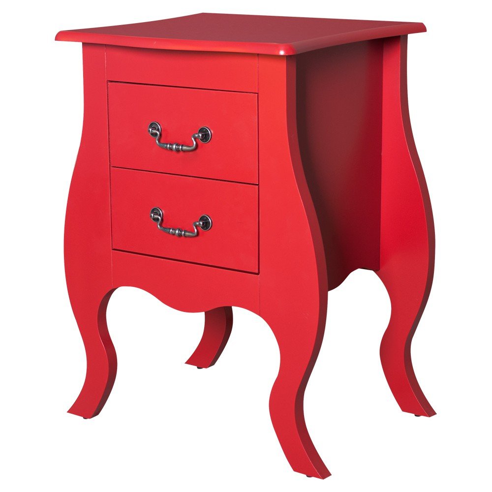 Mesa de Cabeceira Bombê Antique 2 gavetas - 1026 Meyer Mesa de ...