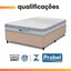 Cama Box Casal Probel Espuma D33 Pillow Top 138x188x56cm Guarda Costas ...