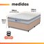 Cama Box Casal Probel Espuma D33 Pillow Top 138x188x56cm Guarda Costas ...