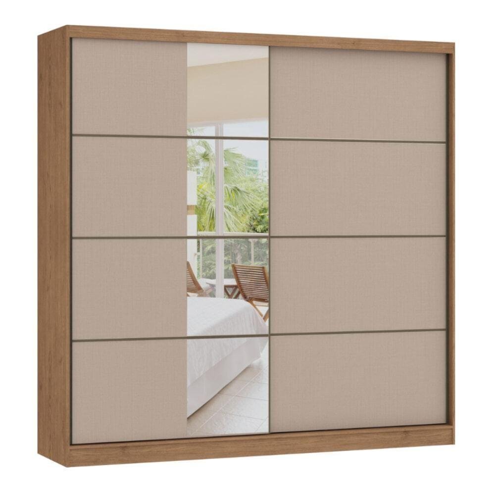 Guarda-roupa Casal C/esp 2p 2g Castro Máster Flex Marrom/off | MadeiraMadeira