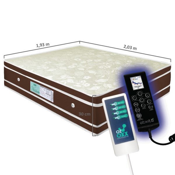Colchão Super King Vit Quality Magnético Ortopédico Infra, Massageador ...